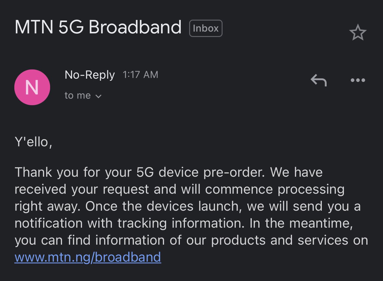 MTN 5G Service Goes Live in Nigeria: How to Pre-order for MTN 5G Router ...