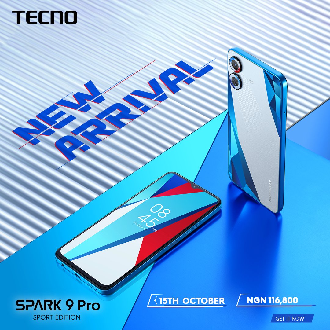 TECNO Spark 9 Pro Sport Edition launched in Nigeria for 116,800 Naira ...