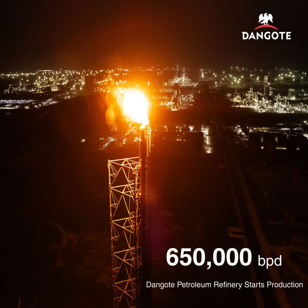 Dangote Petroleum Refinery Commences Production of Diesel and Aviation fuel - Yinksmedia